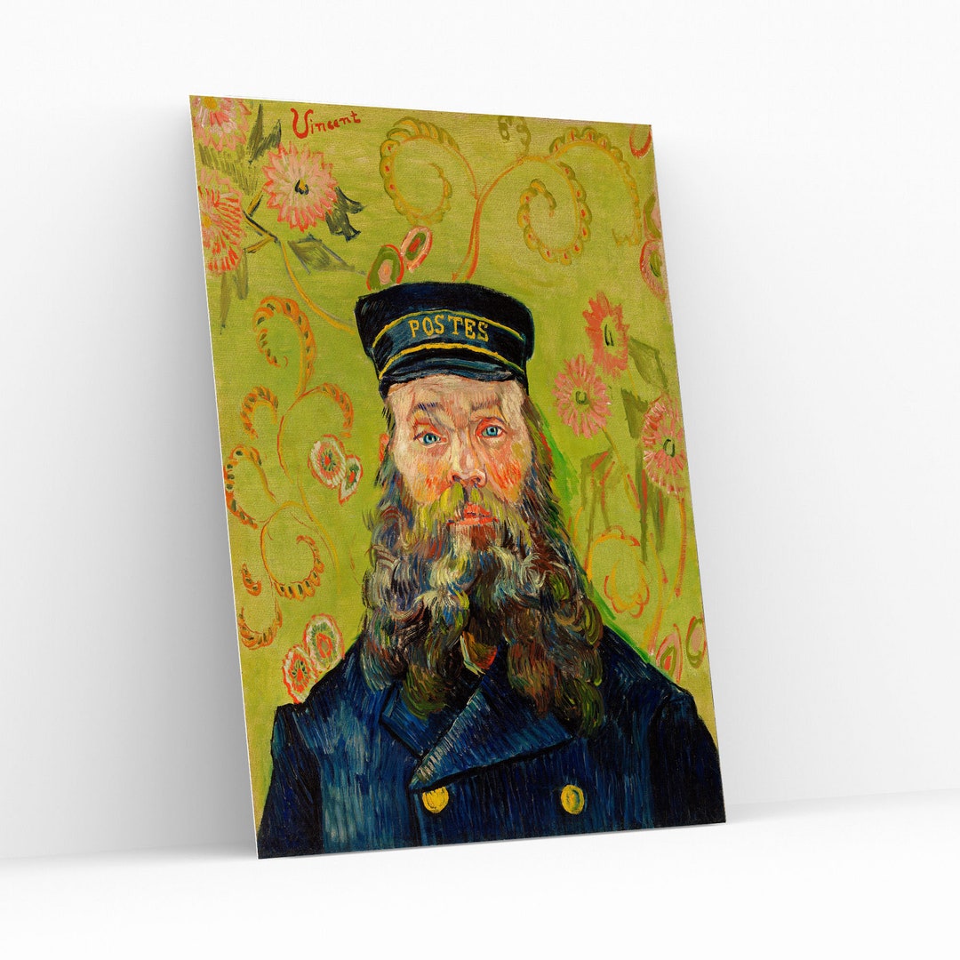 The Postman (joseph Roulin) by Vincent Van Gogh,canvas Wall Art,vincent ...