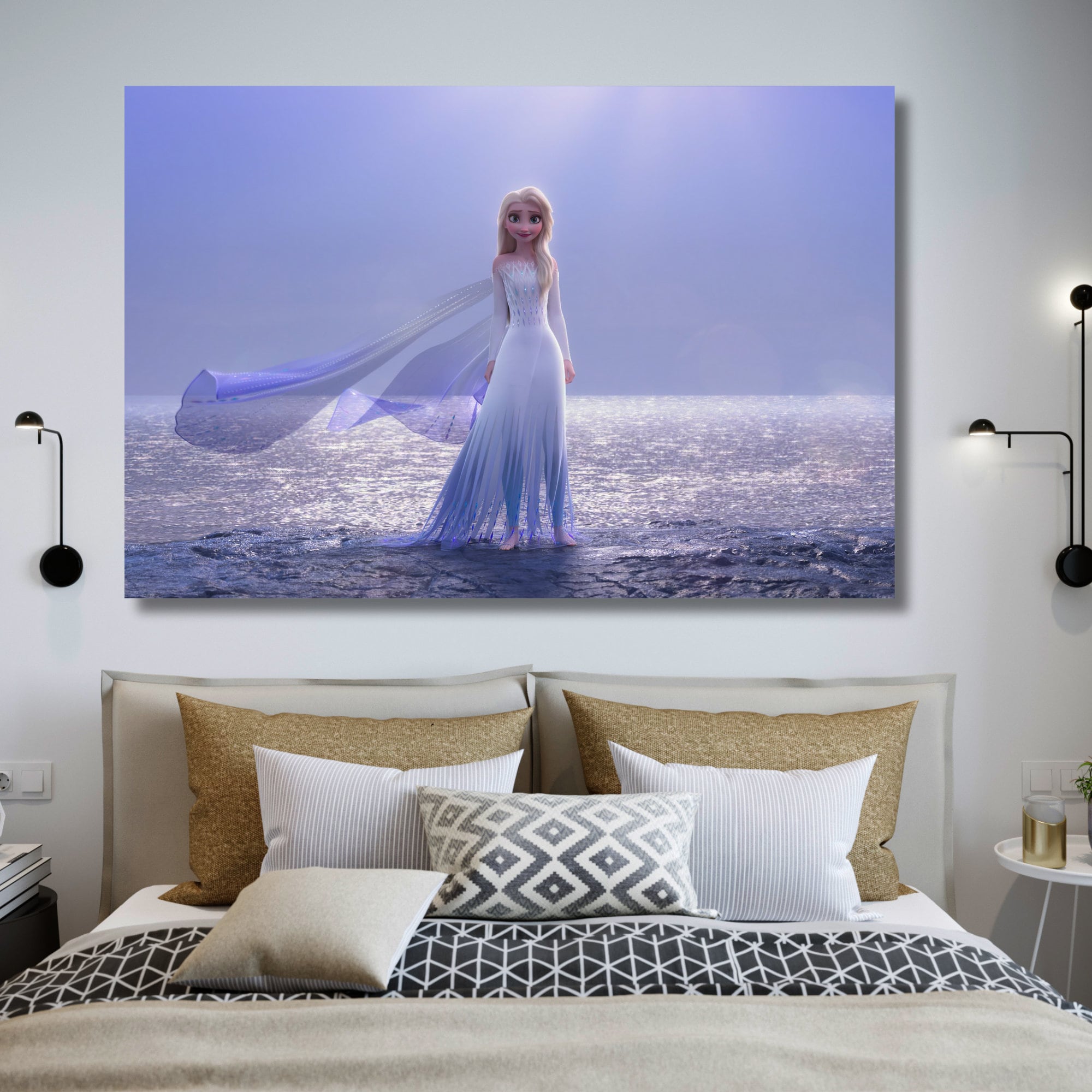 Elsa Frozen Alone Animation Movie Poster Home Decor Kidsroom Gift Ready ...