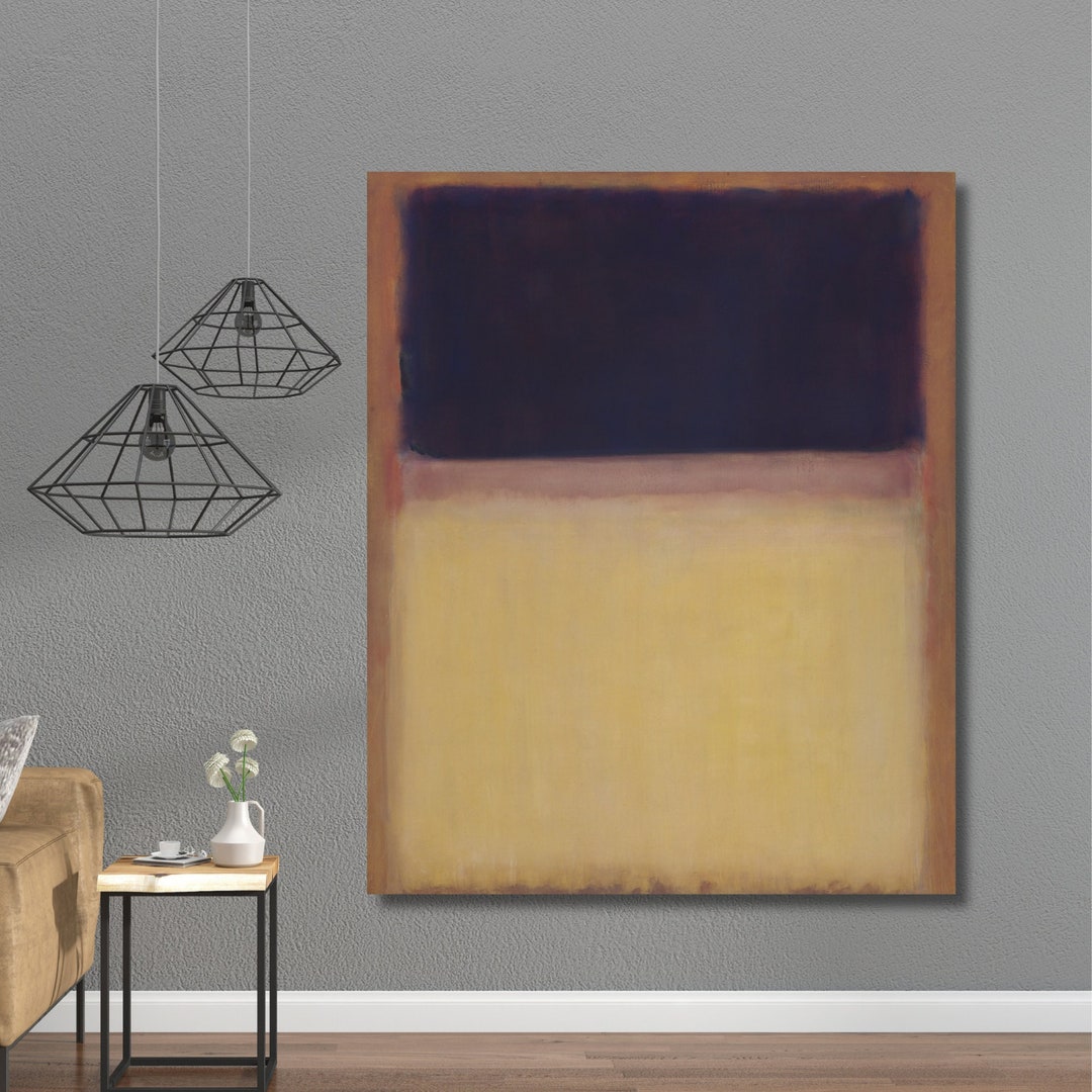 Mark Rothko Expressionist Classic Rectangular Abstract Reproduction ...