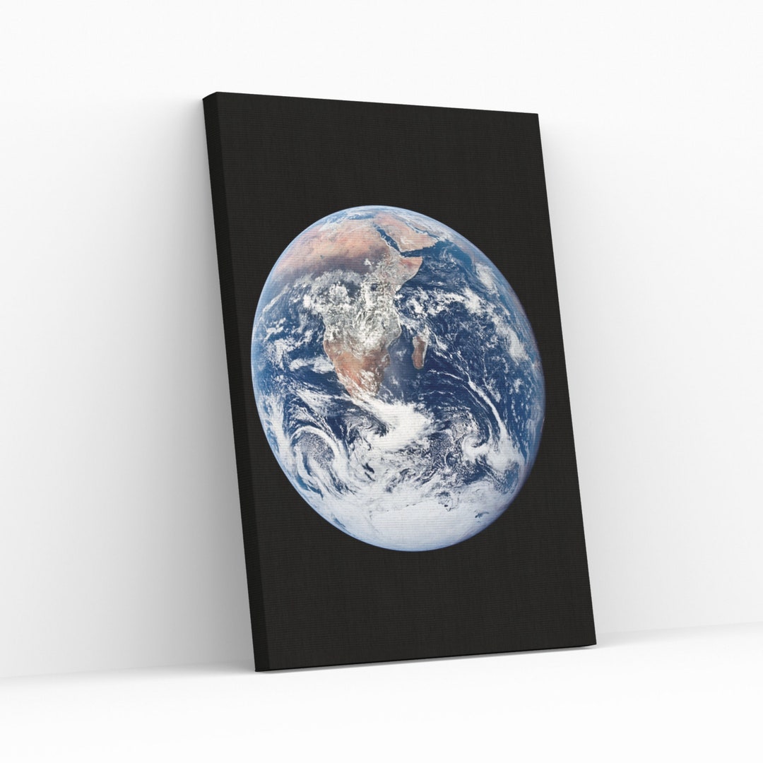 The Blue Marble 1972 NASA Apollo17 Spacecraft Earth Image Ready Wall ...