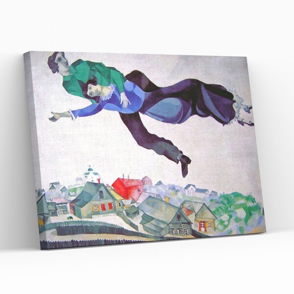 Marc Chagall Over the Town - Etsy