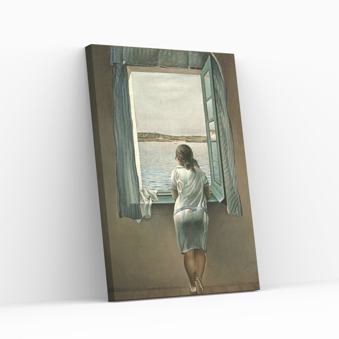 Salvador Dali Young Woman at a Window Artwork Reproduction Home Decor ...
