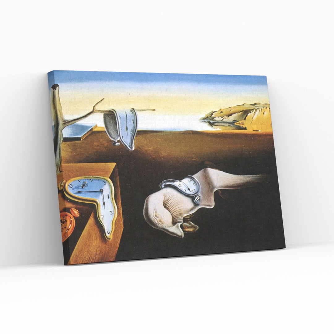 Salvador Dali Disintegration Persistence Memory Artwork Reproduction ...