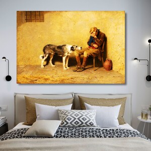 Fidelity by Briton Riviere Canvas Wall Art Fidelity Famous Artwork ...