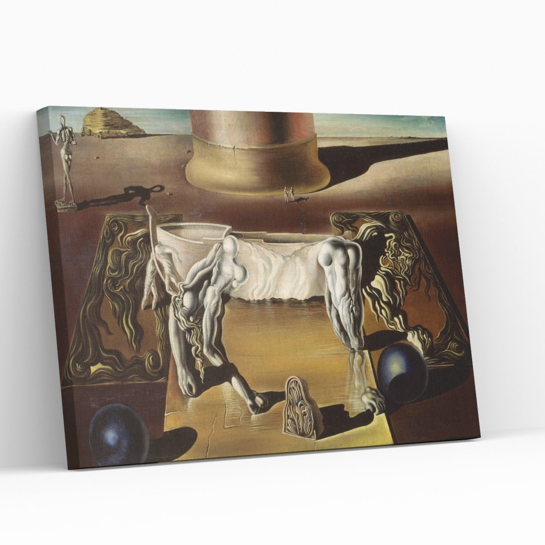 Salvador Dali Paranoiac Woman Horse Invisible Sleeping Woman Canvas ...