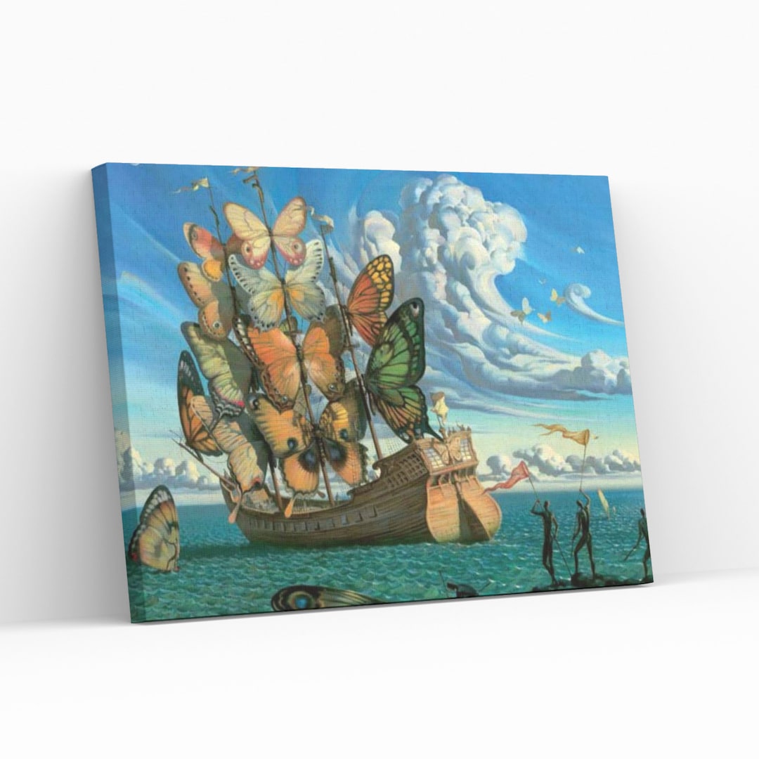 Vladimir Kush Departure of the Winged Ship Reproduction Home Decor ...