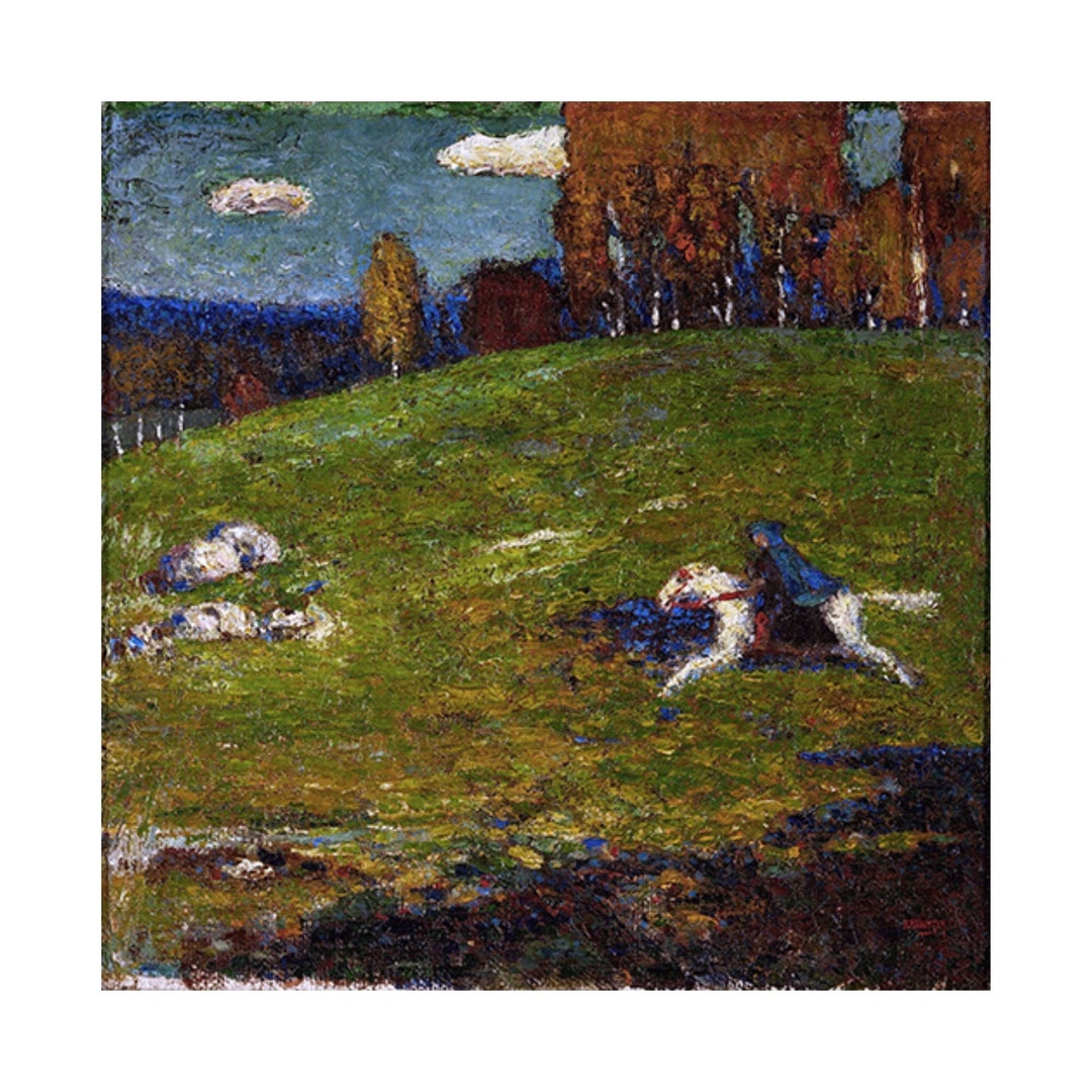 The Blue Rider by Wassily Kandinsky Der Blaue Reiter Canvas Wall Art ...