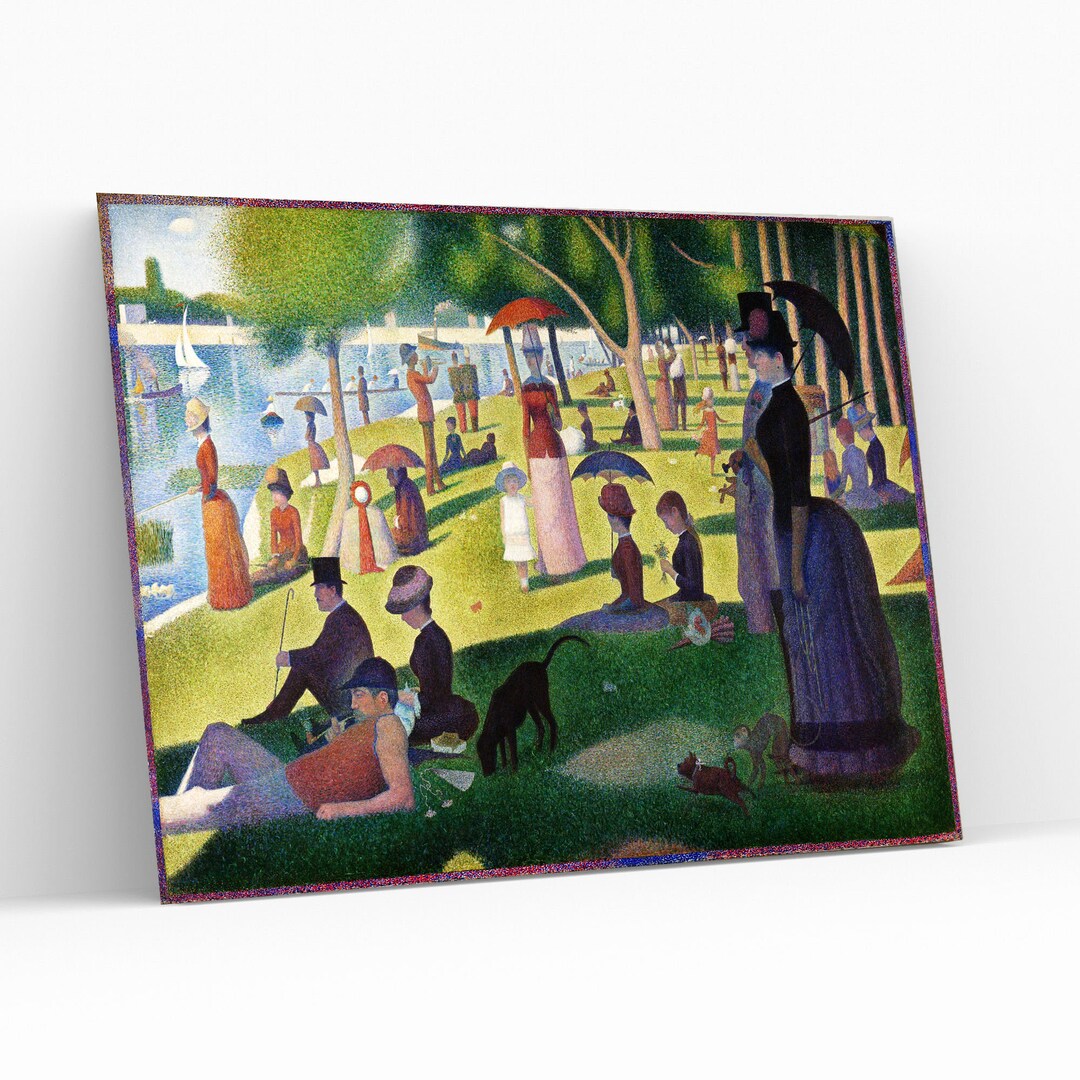 A Sunday on La Grande Jatte by Georges Seurat Canvas Wall Art Classic ...