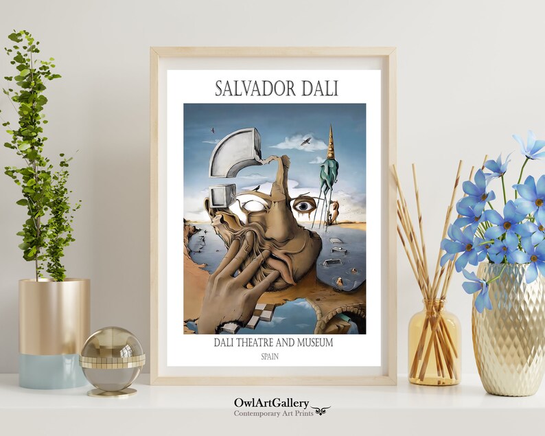 Salvador Dali Poster Gallery Wall Art Exhibition Poster - Etsy