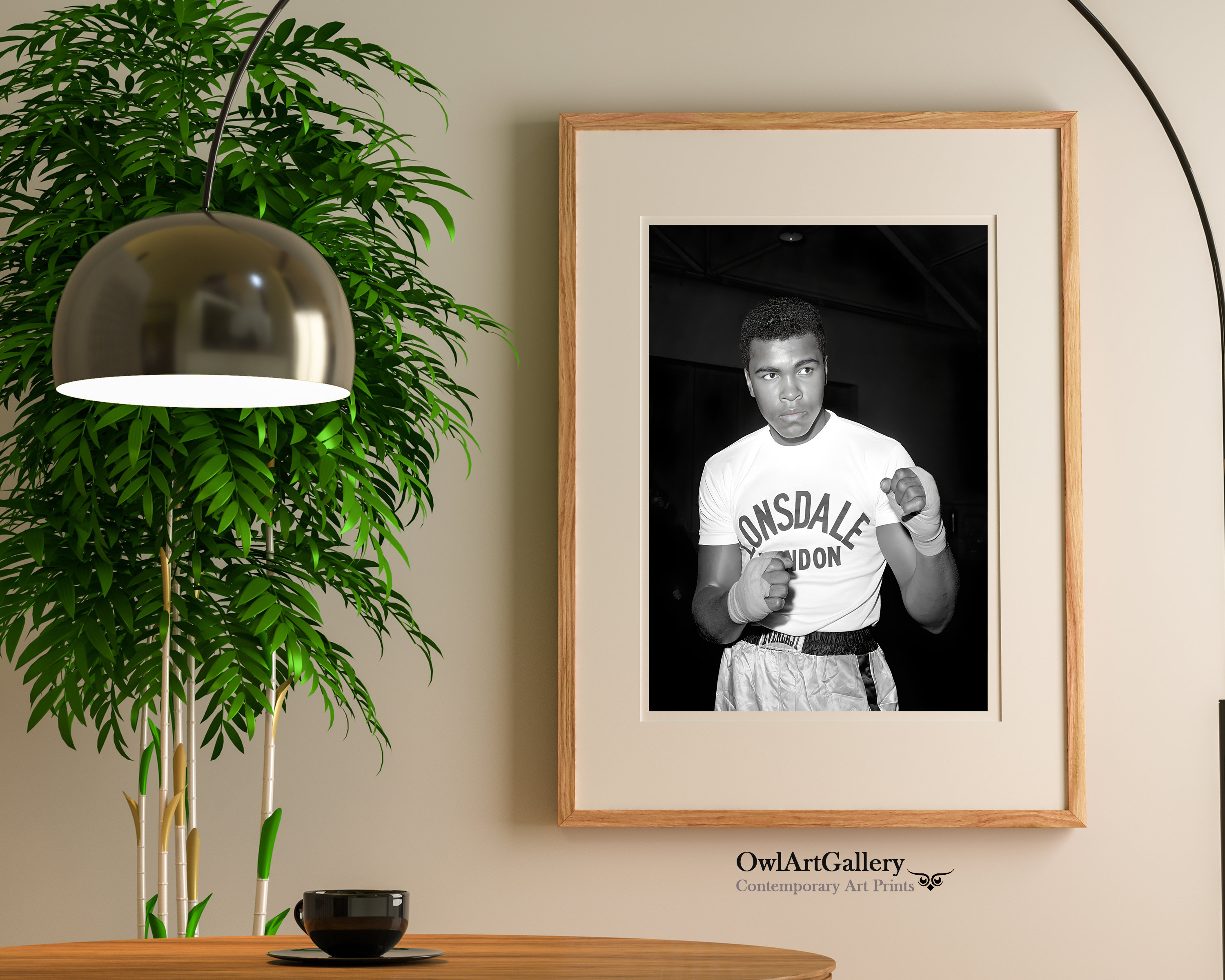 Muhammad Ali Print, Muhammad Ali Black and White Wall Art, Vintage ...