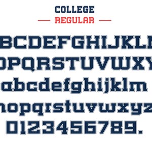 Vintage College Font, Angled Display, OTF TTF (installable) - Etsy