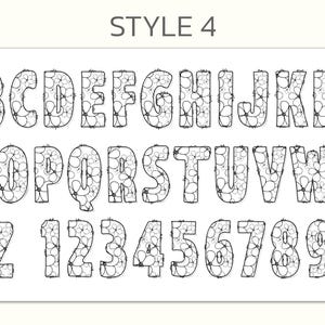 Daisy Text Svg, Custom Wavy Letters Svg, Custom Daisy Font Svg, Custom ...