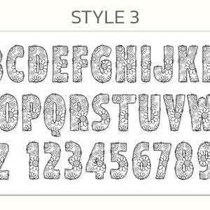 Daisy Text Svg, Custom Wavy Letters Svg, Custom Daisy Font Svg, Custom ...