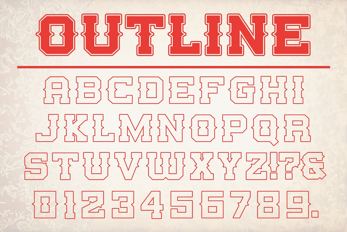 Western Font Wild West Font Old West Font Western Font Styles Vintage ...