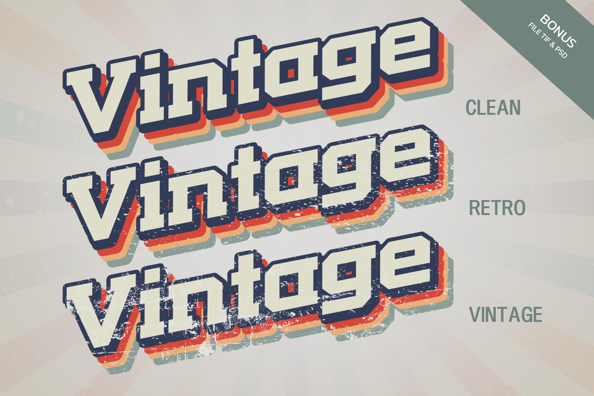 VINTAGE FONT, Funky Font, Retro Typeface, Vintage Font, Stylish Groovy ...