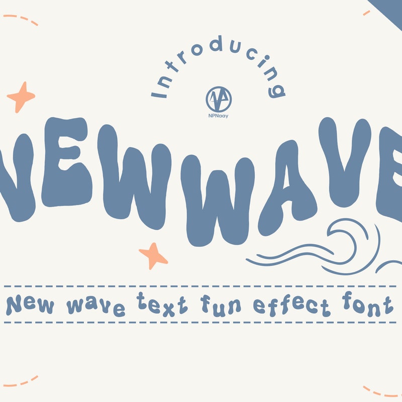 In My Era Wavy Font - Etsy
