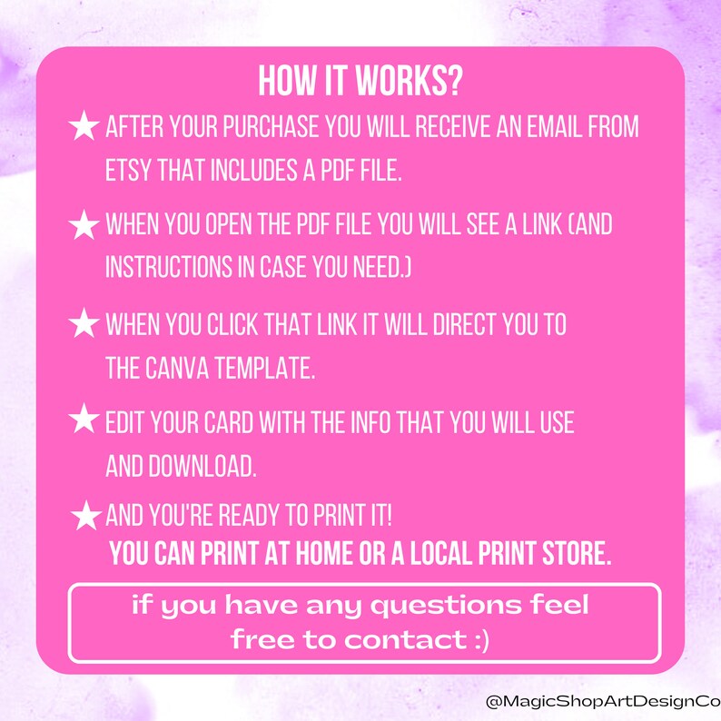 BTS Template / Editable BTS Birthday Invitation / Editable Canva ...