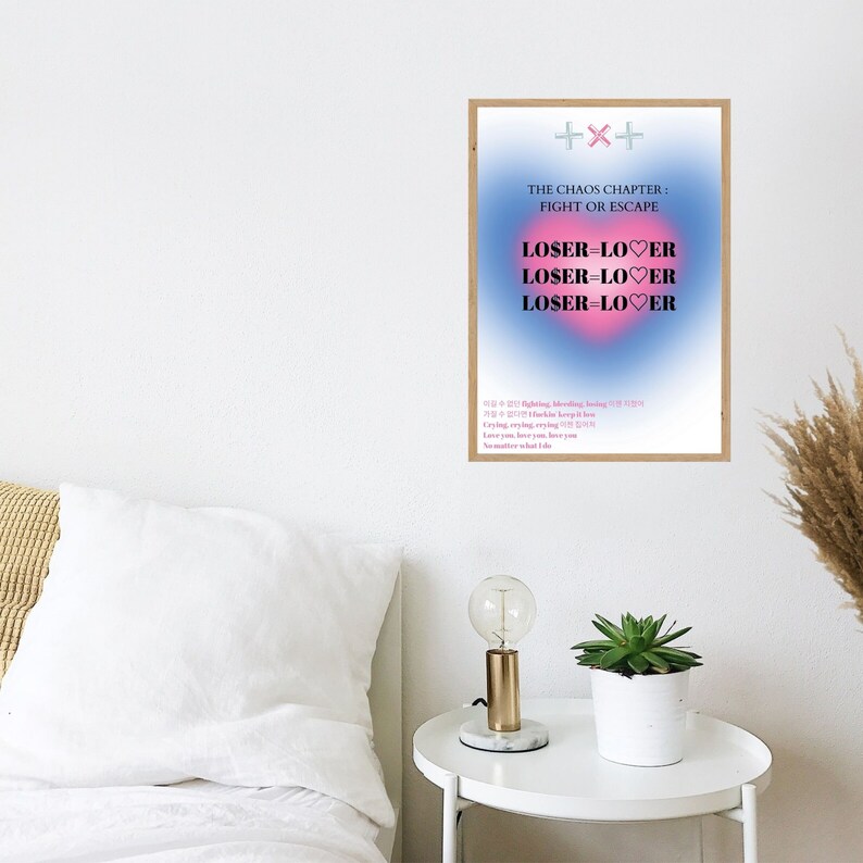 Tomorrow X Together Poster Loser Lover Digital TXT Poster Print One ...