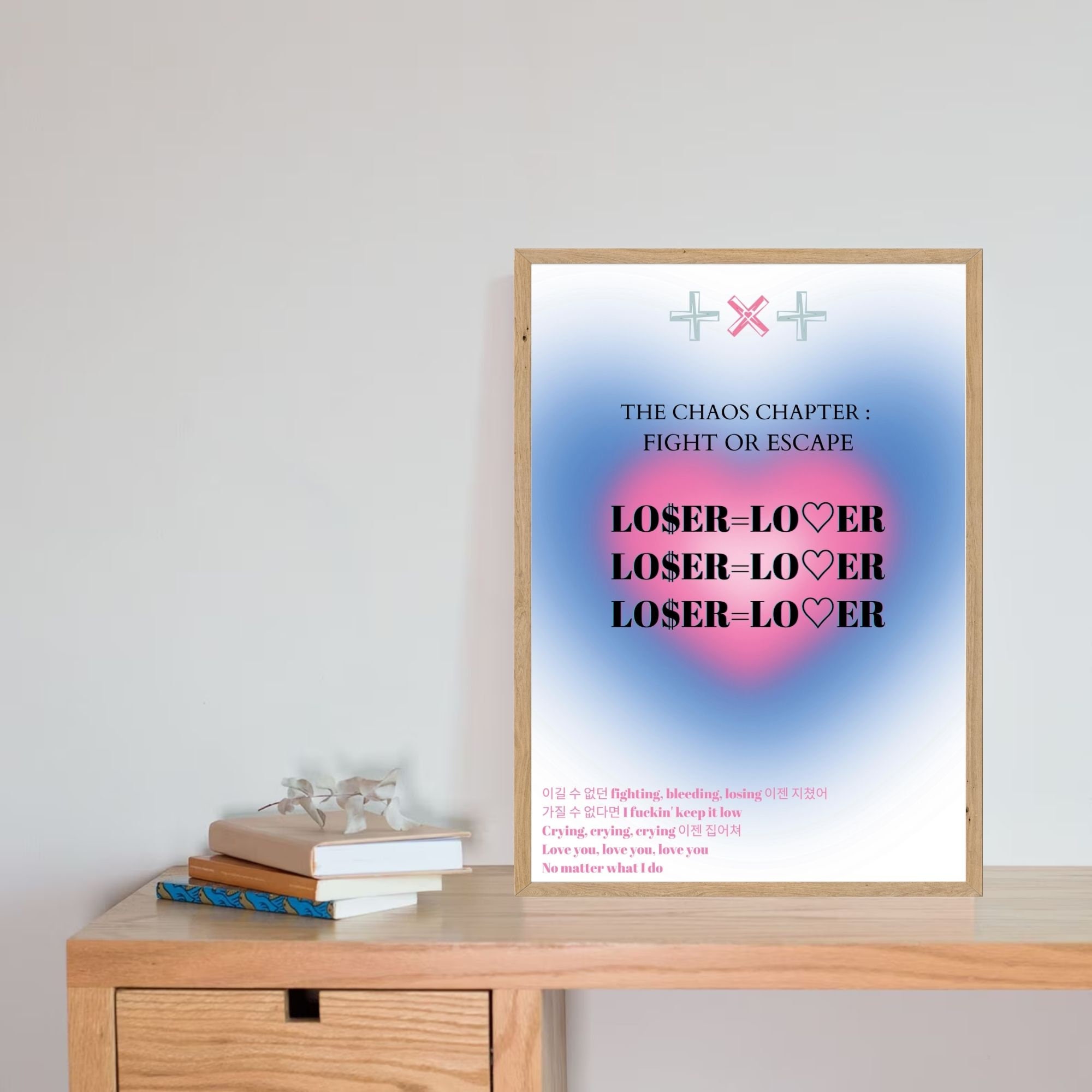Tomorrow X Together Poster Loser Lover Digital TXT Poster Print One ...