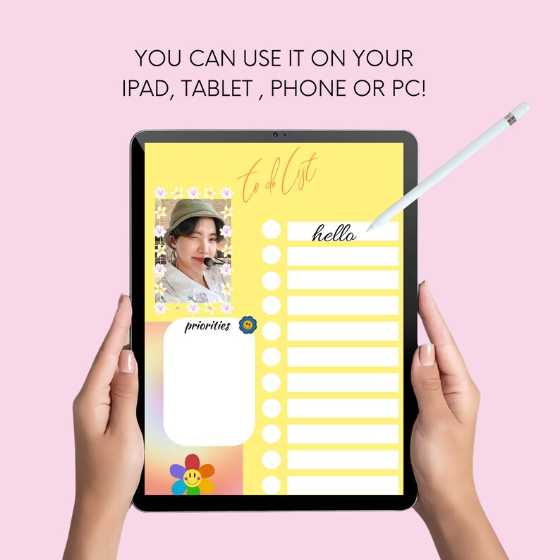 BTS to Do List Members&ot7 to Do List Digital to Do List and Printable ...