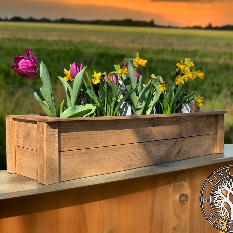 Wood Window Box - Etsy