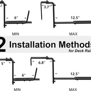 Adjustable Planter Box Brackets for Window Boxes – Heavy Duty Wall ...