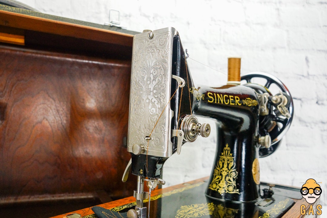 Vintage Singer 99k Mk1 Hand Crank Sewing Machine Case Extras - Etsy