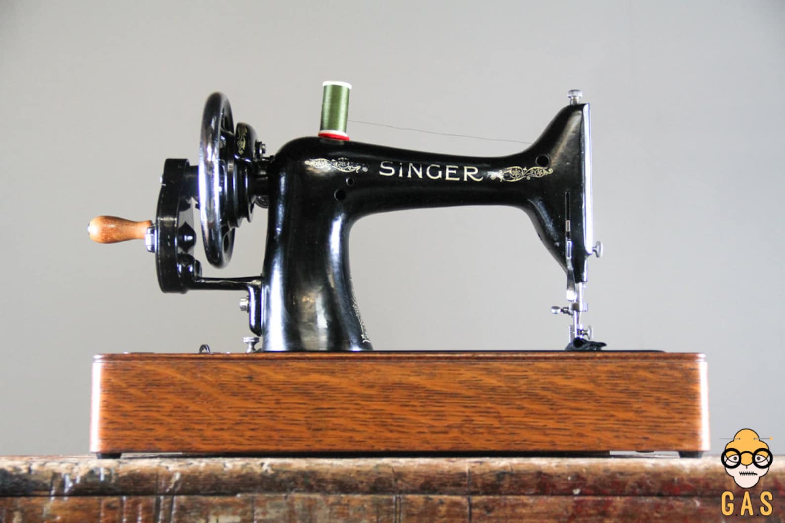 Excellent Vintage Singer 99k Hand Crank Sewing Machine Case Extras - Etsy