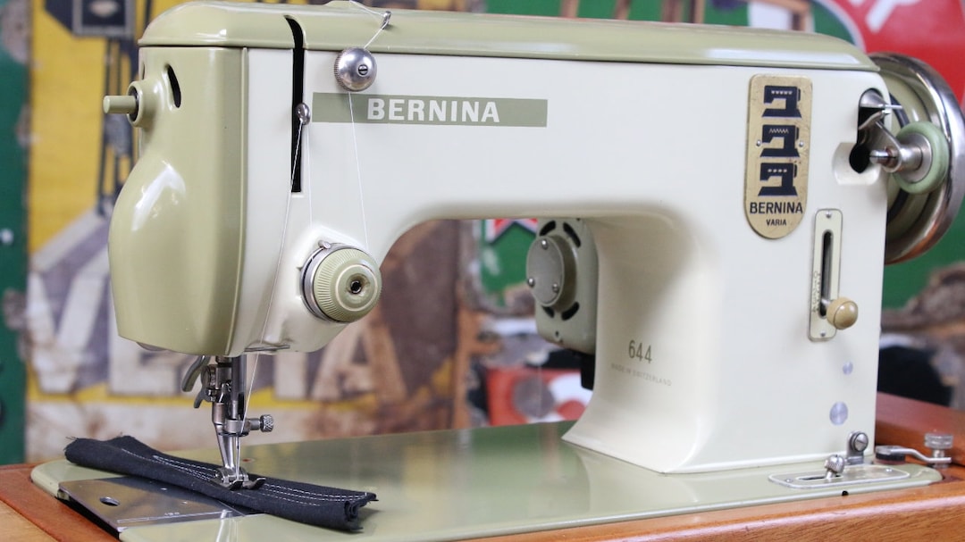 Swiss Made Bernina 644 Heavy Duty Semi Industrial Metal Sewing Machine ...
