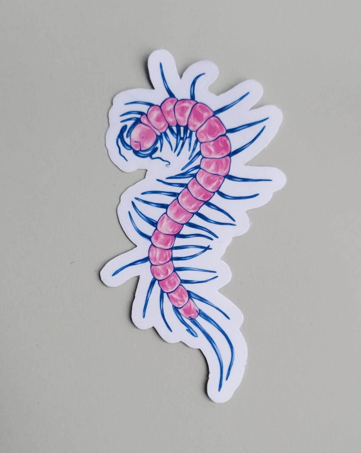 Centipede 3 Vinyl Sticker by Rebecca Larios - Etsy