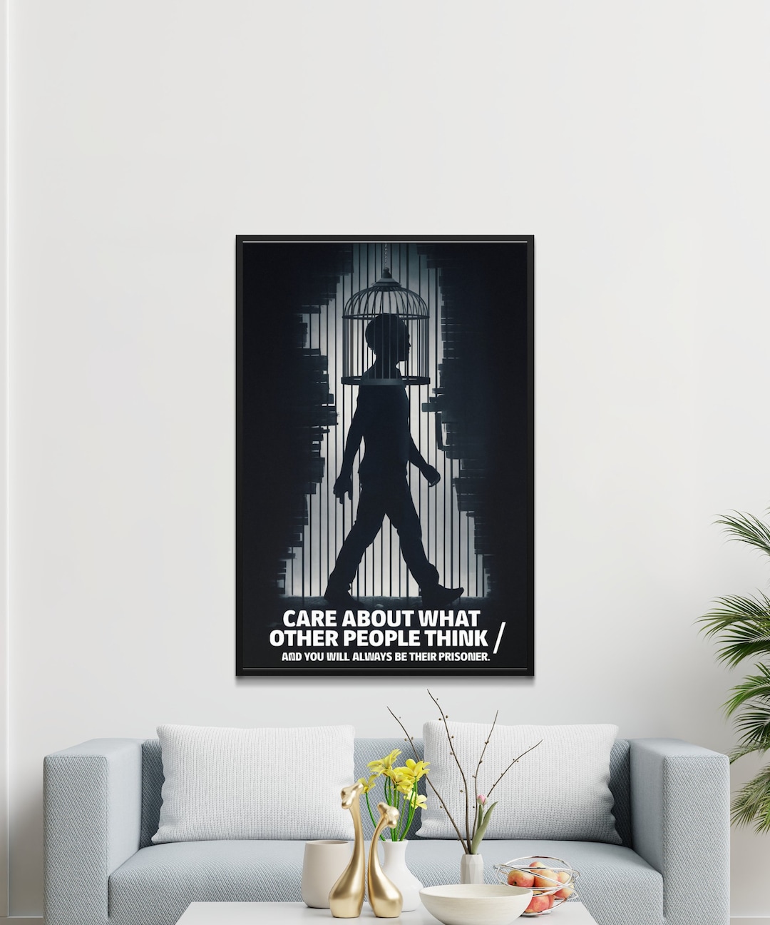 Inspirational Quote Poster, Motivational Wall Art, Modern Home Decor ...