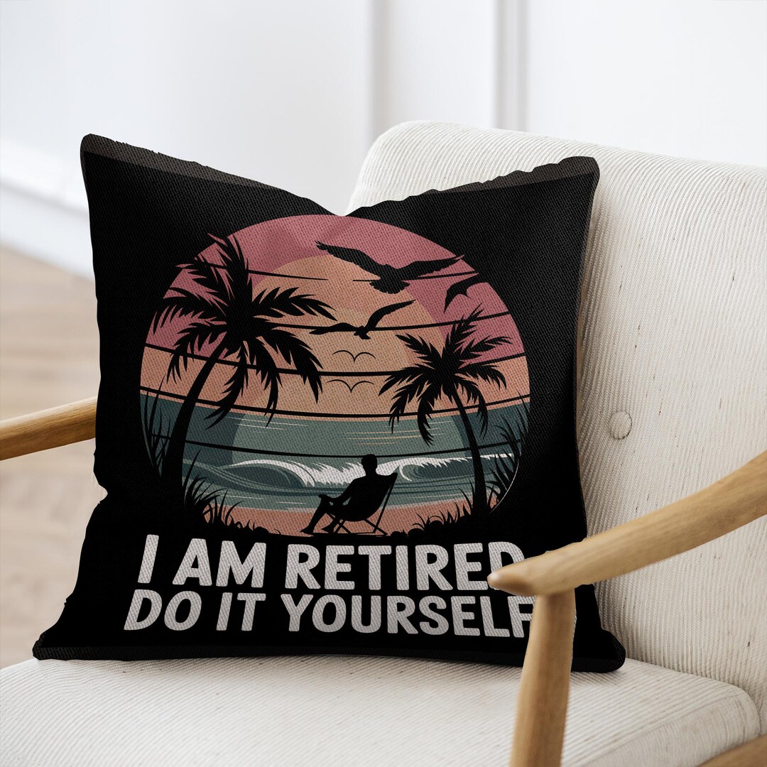 Custom Woven Pillow, Retired Design Pillow, Do It Yourself Retired ...