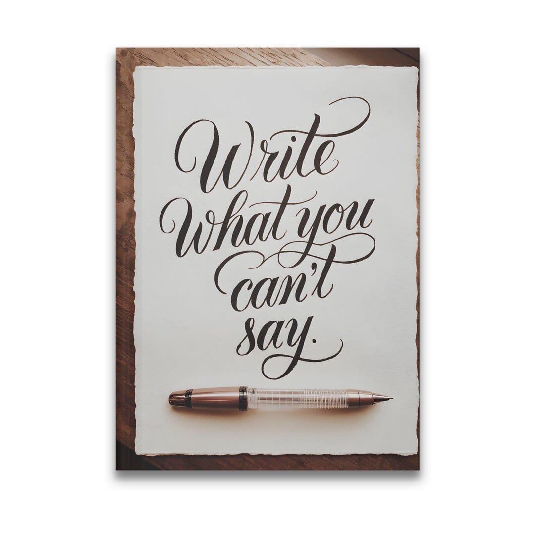 Inspirational Writing Journal, Elegant Calligraphy Notebook ...