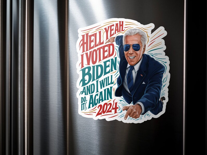 2024 Election Magnet, Joe Biden 2024 Magnet, Political Campaign Fridge ...