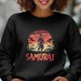 Samurai Slogans Graphic Funny Hoodie Sweatshirt Womens - Etsy