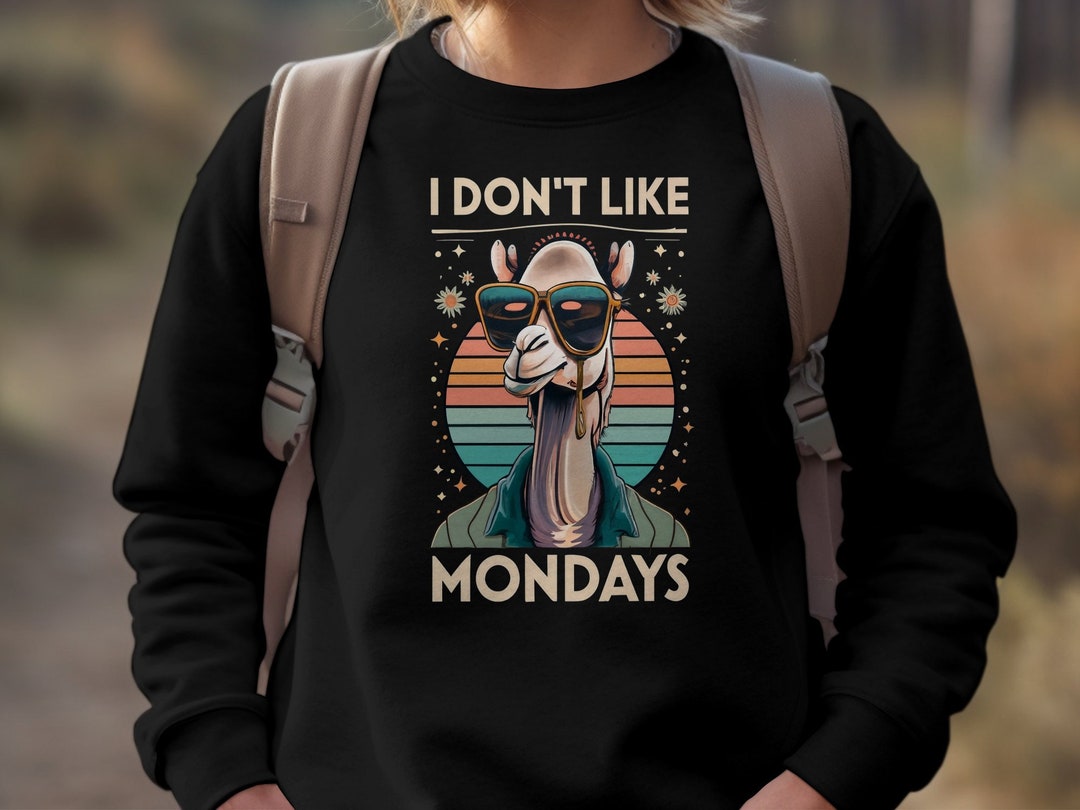 Slogans, I Dont Like Mondays T-shirt, Motto Shirt, Monday Shirt, Unisex ...