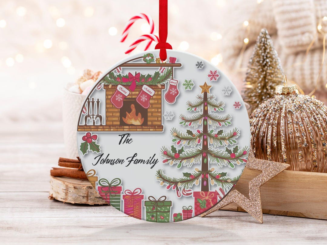 Christmas Tree Ornaments, Personalized Family Christmas Tree ...