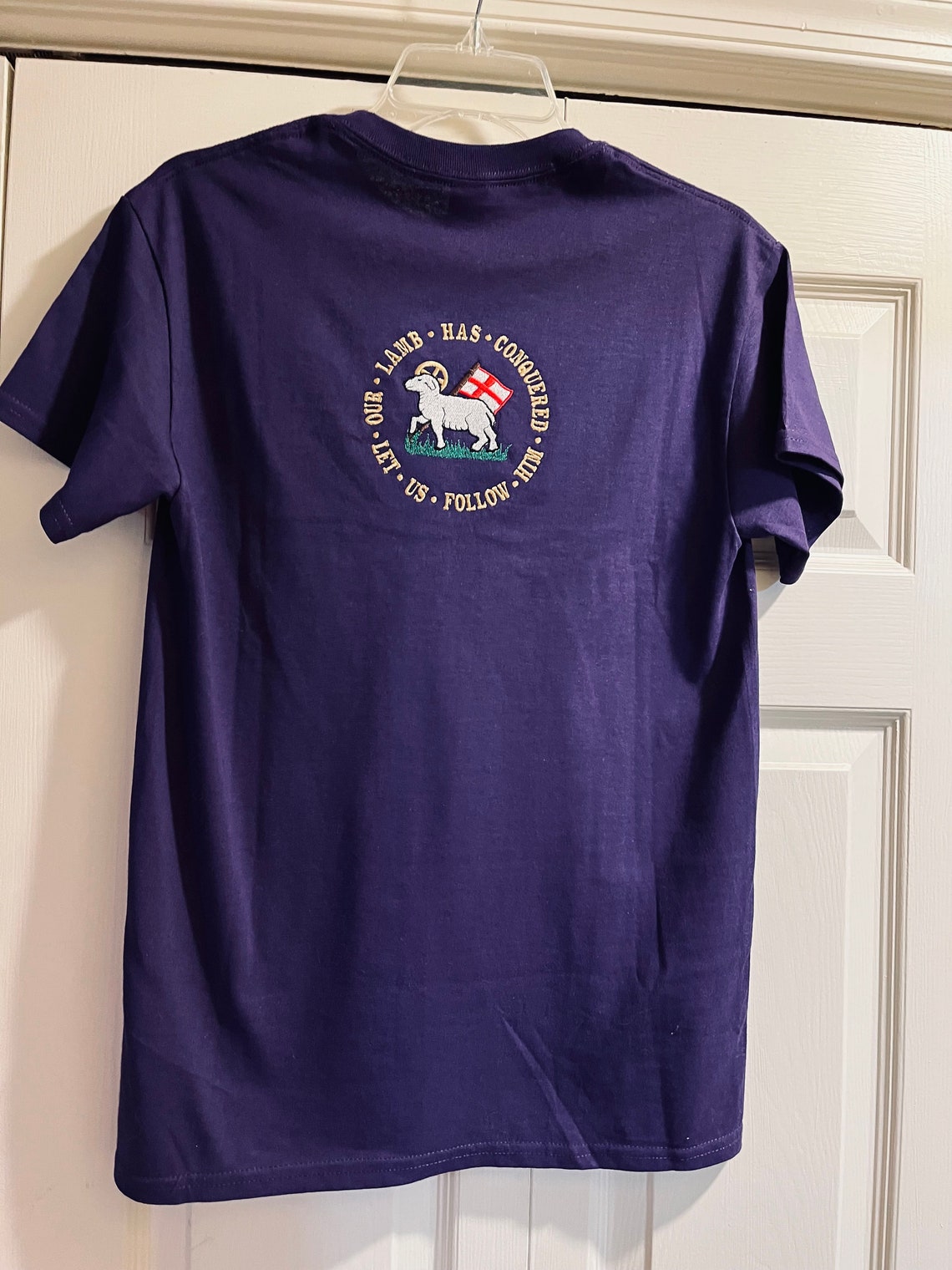 T-shirt - Moravian Seal - Center Back and Left Chest Embroidery - Etsy