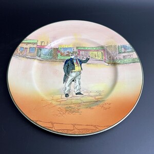 Antique Royal Doulton Dickens Ware Mr. Micawber D6327 10.5-inch Plate ...