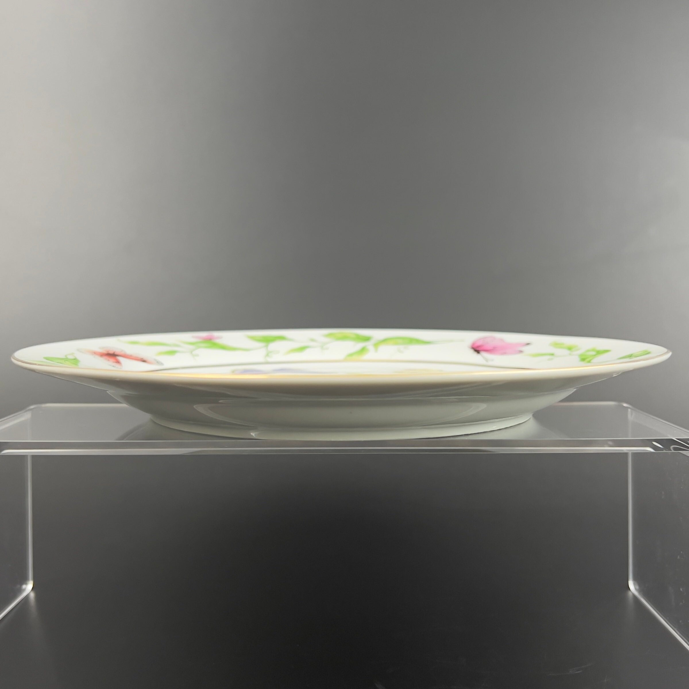 I Godinger and Co Butterfly Garden Plates, Set Oftwo 8 Inch Butterfly ...