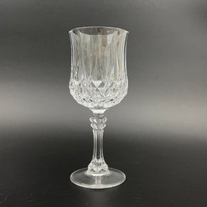 Vintage Crystal Water Glasses, Set of 6 Cut Crystal Goblets by Cristal ...