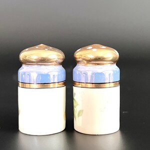 Antique Porcelain Condiment Set, Noritake Blue Lusterware, Hand Painted ...