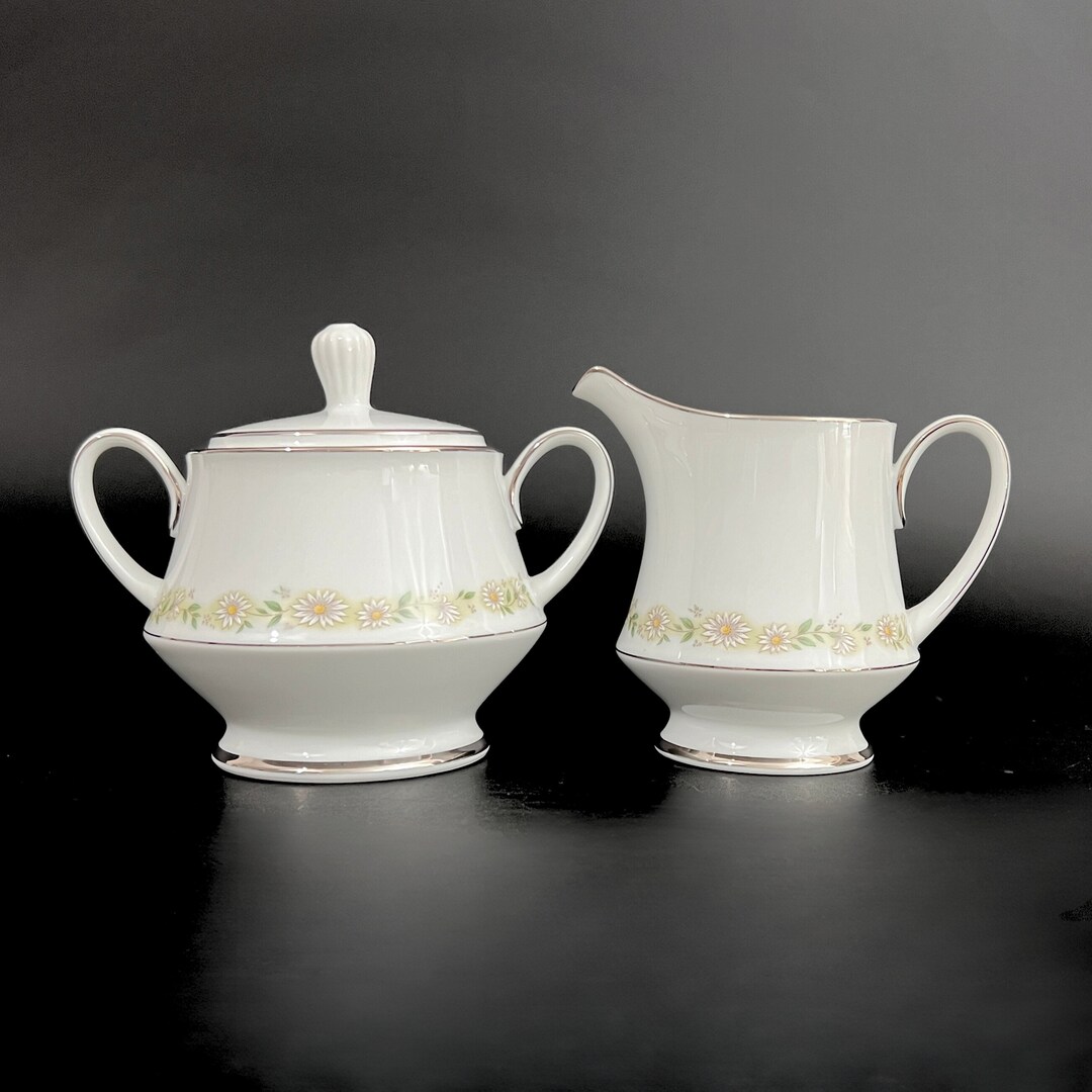 Midcentury Noritake Japan Trilby Cream and Sugar Set, Noritake 6908 ...