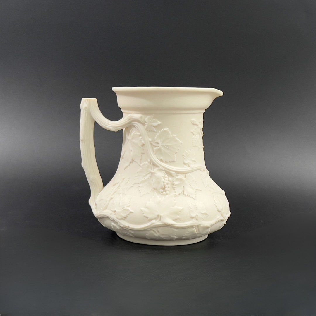 Antique Large Minton White Jug, Minton Society of Arts Prize Jug From ...