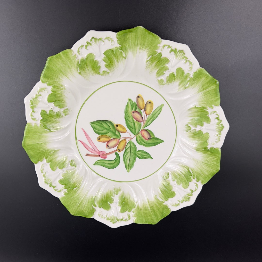 Vintage the Mane Lion Plate, the Mane Lion Accent Plate, Hand Painted ...