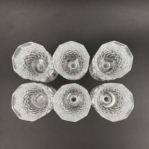 Vintage Crystal Water Glasses, Set of 6 Cut Crystal Goblets by Cristal ...