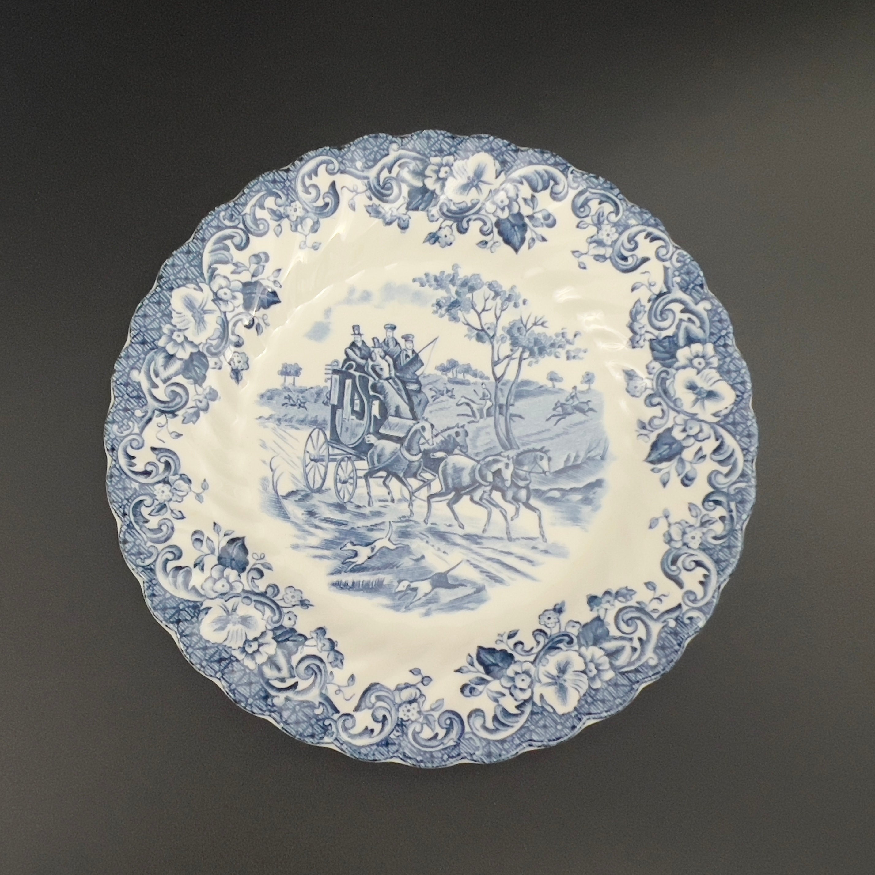 Johnson Bros Coaching Scenes Blue 6 Plates, Set of 4 Johnson Bros ...