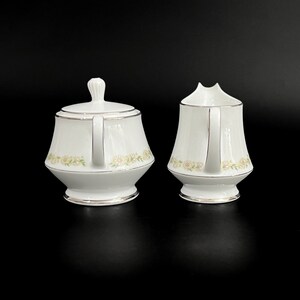 Midcentury Noritake Japan Trilby Cream and Sugar Set, Noritake 6908 ...