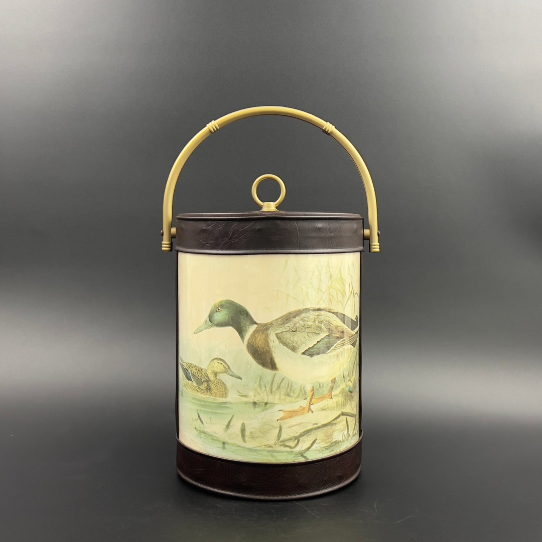 Vintage Mallard Duck Ice Bucket: 1960s Mid-century Barware - Etsy