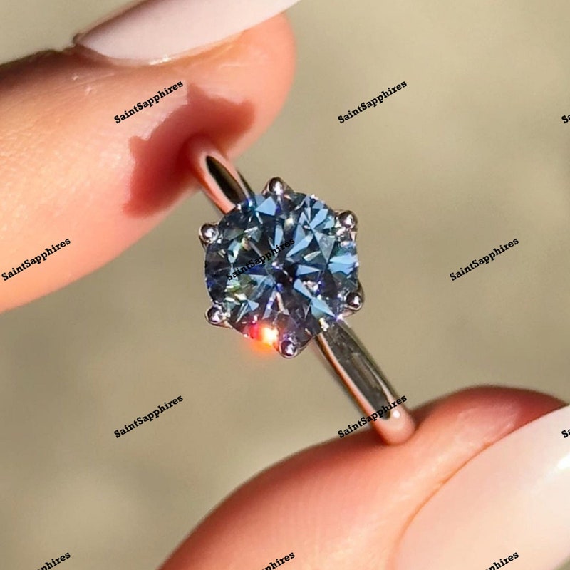 Moissanite - Etsy